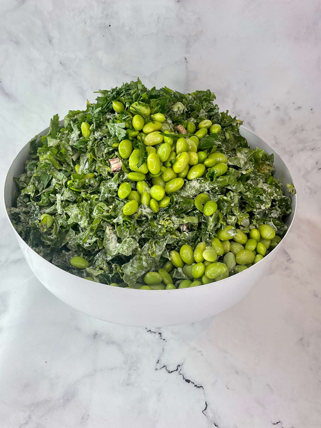 Silverbeet, mint, peas and parmesan salad – Cosma Catering